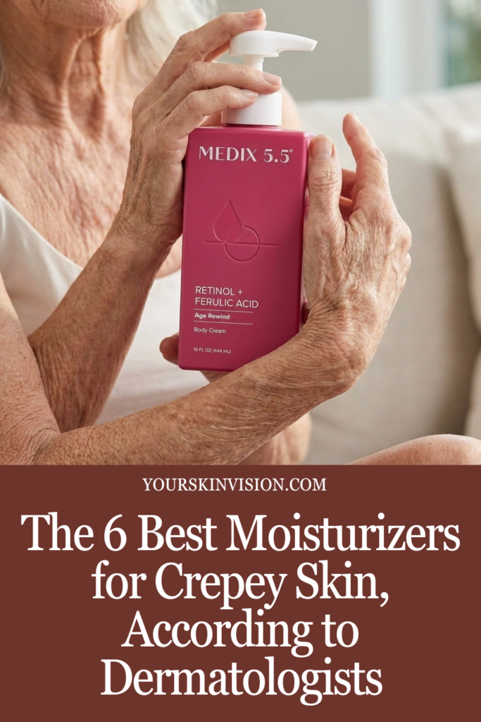 6 Best Moisturizers for Crepey Skin, According to Dermatologists
